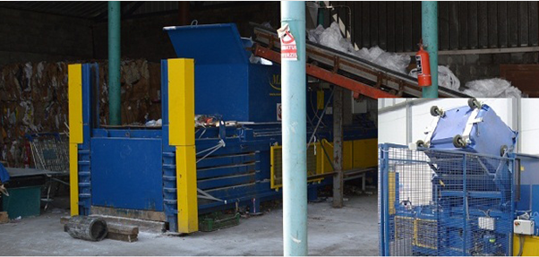 Compactor Deseuri Carton Presa semiautomata tip canal HPH 50