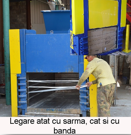 Compactor Deseuri Carton Presa semiautomata tip canal HPH 50